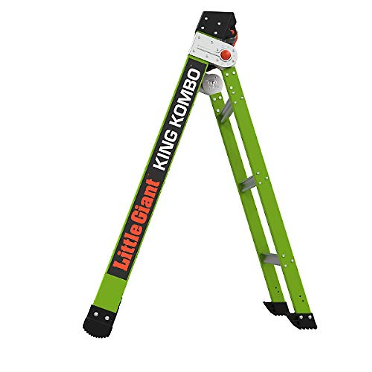 Little Giant Ladders, King Kombo, Professional, 4 ft. A Frame, 7 Ft. Extension, Fiberglass, Type 1AA, 375 lbs weight rating, (13470-001)