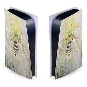 Head Case Designs Officially Licensed Stephanie Law Bee Art Mix Vinyl Faceplate Sticker Gaming Skin Decal Cover Compatible With Sony PlayStation 5 PS5 Digital Edition Console