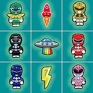 20Pcs Power Charms for Shoe, Shoe Charms for Clogs Sandals Decoration