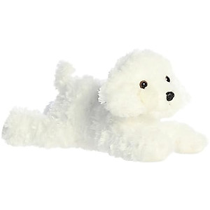 Aurora® Adorable Flopsie™ Bonita™ Stuffed Animal - Playful Ease - Timeless Companions - White 12 Inches
