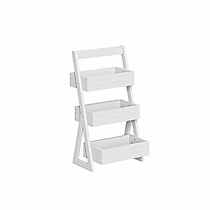 RiverRidge 3-Shelf Storage Caddy, White