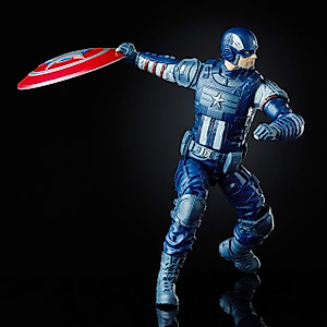 Hasbro Marvel Legends Series Gamerverse 6-inch Collectible Captain America Action Figure Toy, Ages 4 and Up