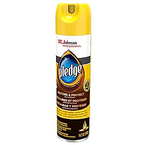 SC Johnson Professional, Pledge Revive It, Moisturizes and Revitalizes Surfaces, Aerosol, 14.2 Ounce (Pack Of 6)