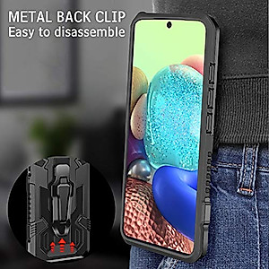 Lusheng Case for Reno2 Z Ultra-Thin PC+TPU Luxury Shockproof Back Cover Armor Bumper Bracket Anti Fall Protective Cover for Oppo Reno2 Z/F 6.53" -Grey