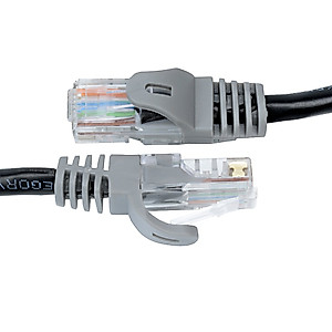 Mediabridge CAT6 Ethernet Patch Cable (25 ft) RJ45 Connectors with Gold Plated Contacts (10gbps)