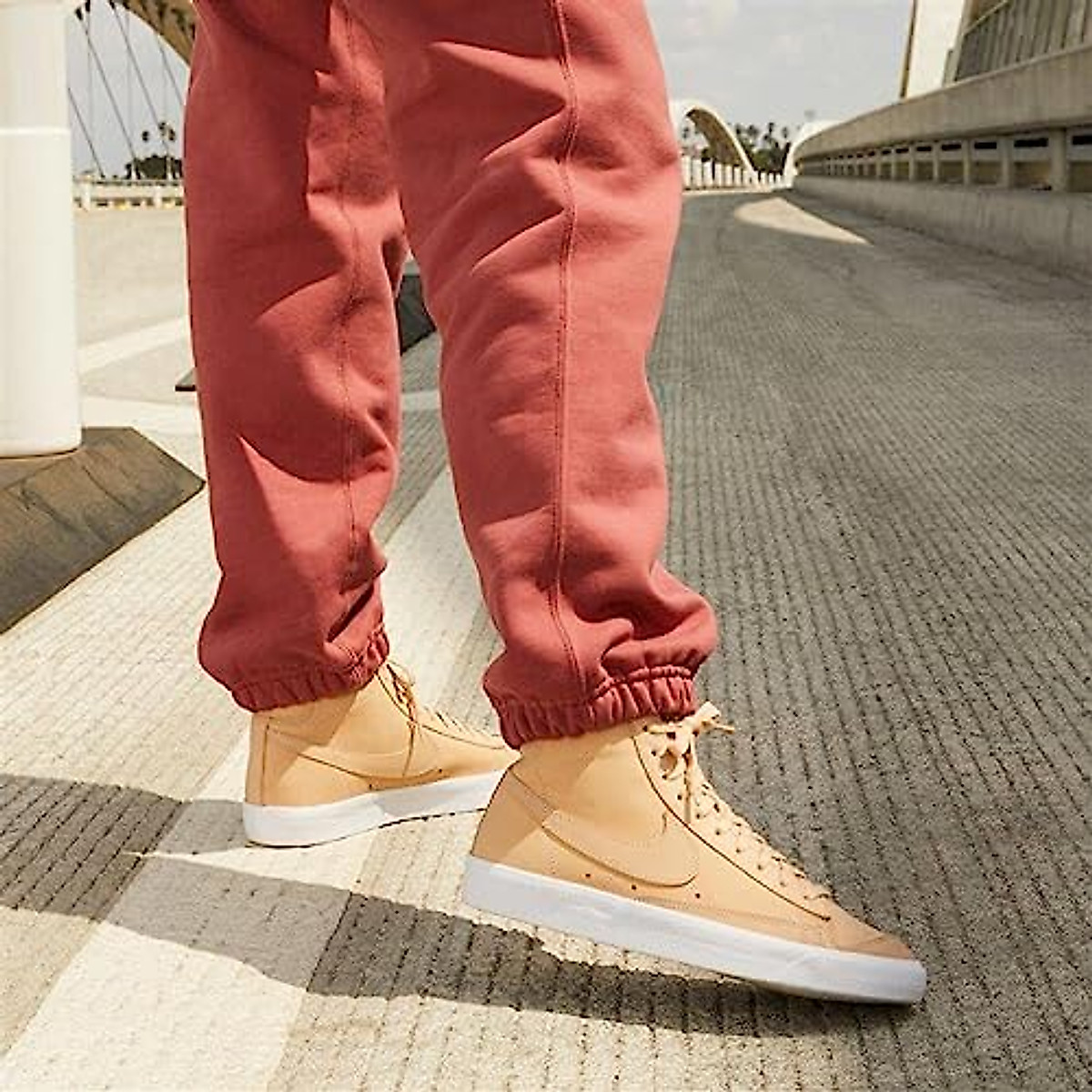 Nike Blazer MID PRM MF TAN/White DQ7572 200 Women's Size 9.5 KC