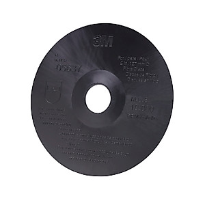 3M Fibre Disc Backup Pad, 05637, 5 in x 7/8 in , Black