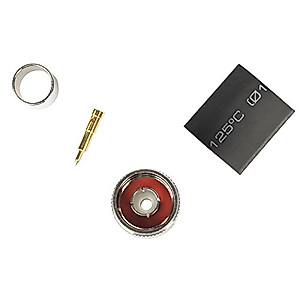 N Connectos Male Crimp Connector 50 ohm for LMR400 Belden 9913 RG8 Pack of 5 Piece