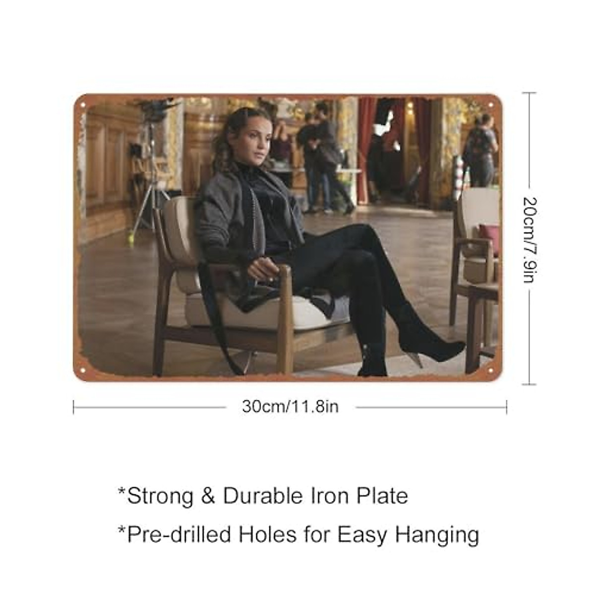 Irma Vep Poster Tin Logo Metal Style Cafe Home Bar Garage Garden Door Wall Art Decor 8x12 inches