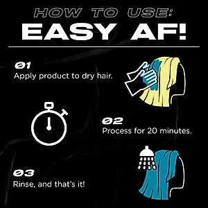 XMONDO Color Turquoise Depositing Mask & Semi-Permanent Turquoise Dye | Infused with Bond Booster Technology & Hyaluronic Acid for Nourishment, Revitalization & Repair, Vegan Formula, 8 Fl Oz 1-Pack