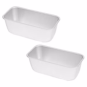 UPKOCH 2pcs Toast Box Bread Pan with Lid Mini Muffin Pans French Toast Nonstick Loaf Pan Pullman Loaf Alloy Steel Loaf Pan Bread Mould Kitchen Baking Mold Cake Baking Pan Mousse Silver