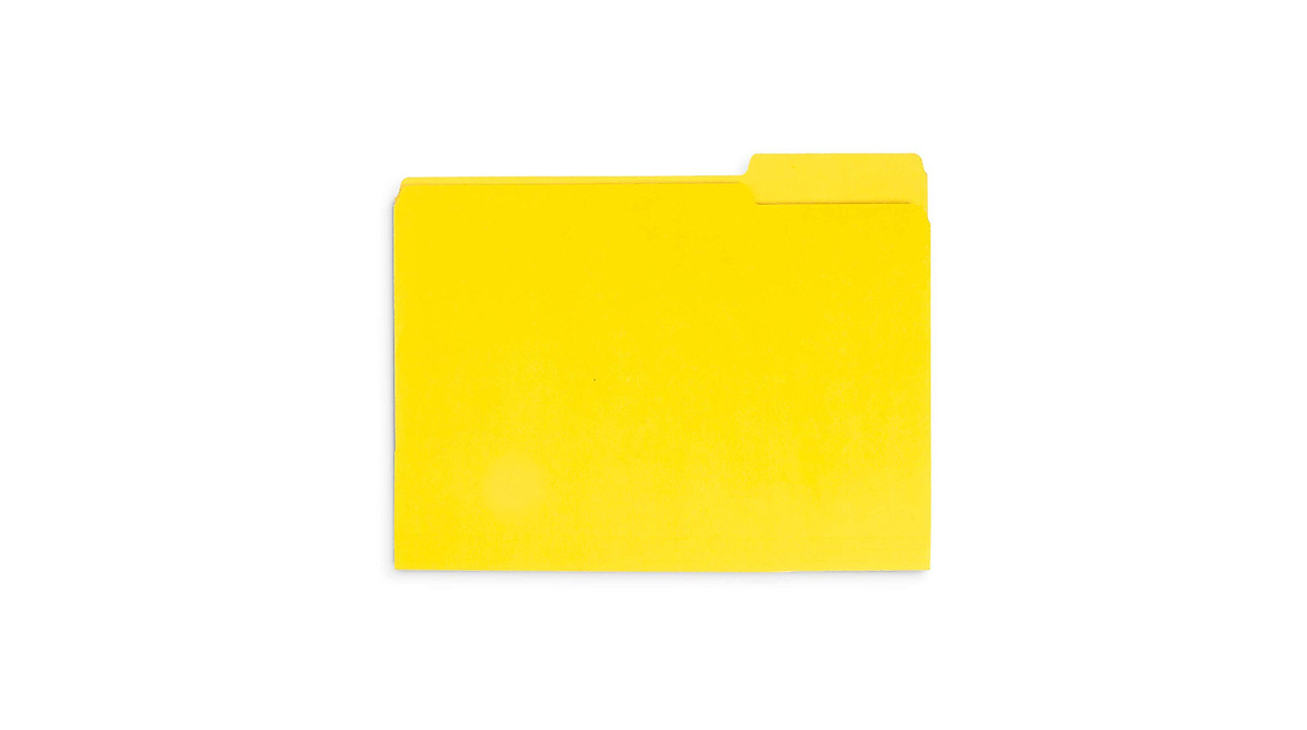 Yellow File Folders - Organize with Ease | 100 Pack
