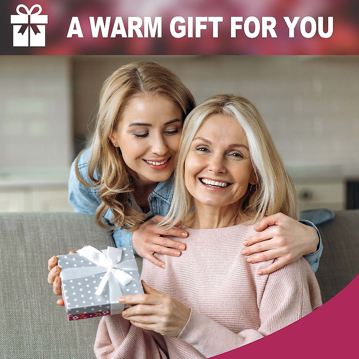 Winkwarm 50th Birthday Gifts for Women Happy 50th Birthday Decorations for Women 50 Year Old Gifts for Women 50th Birthday Gift Ideas for Her Wife Mom Sister Friend Flannel Throw Blanket 60"x50"