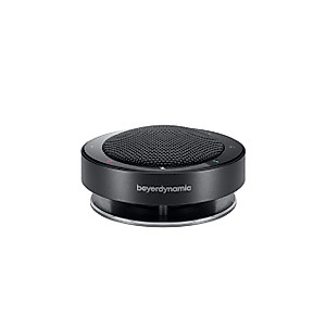 beyerdynamic PHONUM Bluetooth/USB Speakerphone - Beamforming Mics with 360° Voice-Tracking, Active Noise Cancelling, Compatible w/All Leading Platforms and Hardware Including Zoom, 12 Hour Battery
