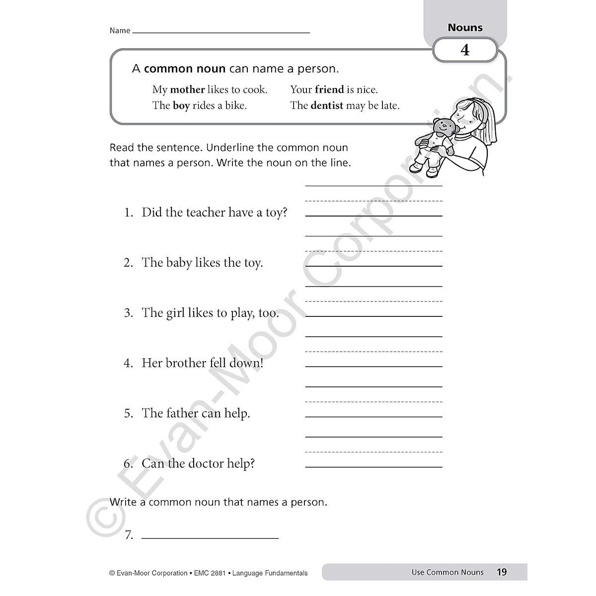 Language Fundamentals, Grade 1