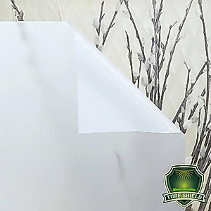 Turf Shield - Vinyl Black Screen, Clear Screen, Opaque Matte Screen Window Film for Artificial Turf, Grass, Patio Furniture, and Vehicle Protection!(54" X 60", Matte Vinyl)