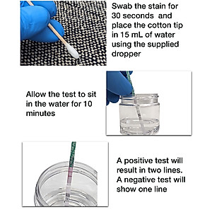 Semen Detection Test - P30 Antigen - Perform Five Tests - Used in Forensic Science Labs - Includes Supplies and Directions