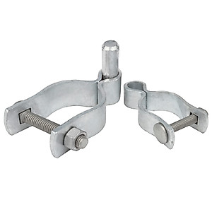 GBGS 4 Sets 2-3/8" x 1-3/8" Chain Link Fence Gate Post Hinge,Cattle Corral Rail Hinge,Max Load 220lb