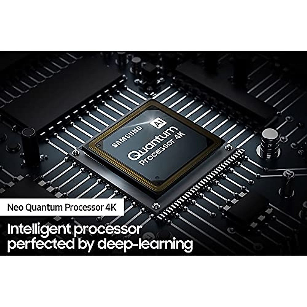 SAMSUNG QN98QN90AAFXZA 98 Inch Neo QLED HDR 4K UHD Smart TV Bundle 11.1.4 ch. Wireless Dolby Atmos Soundbar and Rear Speakers