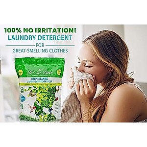 It’s So Pure All Natural Laundry Detergent Powder – Deep Cleaning, Removes Dirt, Grease, Stains – Non-toxic, Vegan, Fragrance Free Laundry for Sensitive Skin, HE Compatible (100 Loads)
