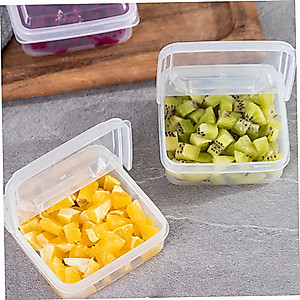 2Pcs Fruit and Vegetable Storage Container Cheese Saver Cheese Container Convenient Sliced Cheese Organizer for Fridge with Flip Lid Food Storage Box