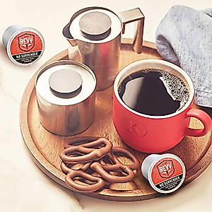 REVV No Surrender, Single-Serve Keurig K-Cup Pods, Dark Roast Coffee, 96 Count