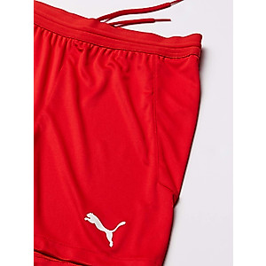 PUMA Unisex Youth TeamFinal 21 Knit Shorts, Red, S