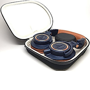 Protective Case for Audio-Technica Headphones ATH-MSR7GM, ATH-MSR7 BK, ATH-M40X, ATH-M50, ATH-M50x, ATH-M40 fs, ATH-M50X, ATH-M70x, ATH-M40x-SG-6, ATH-M70X-SG-5, ATH-PRO700 MK2