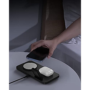 Wireless Charging Pad, GEEKERA 3 in 1 Magnetic Wireless Charger, Mag Safe Charging Station for iPhone 14/13/12 Pro Max/Pro/Mini, Apple Watch Ultra/SE/8/7/6/5/4/3/2, AirPods Pro/3