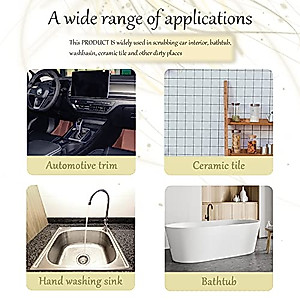 Ajxn 5 Pack Car Detail Brush Set, Different Sizes Fiber Soft Boar Hair Auto Dedust Brush, Car Interior Exterior Non-marking Clean Brush, Suitable for Cars Wheels, Engine Bay, Seats, Air Vents (Black)