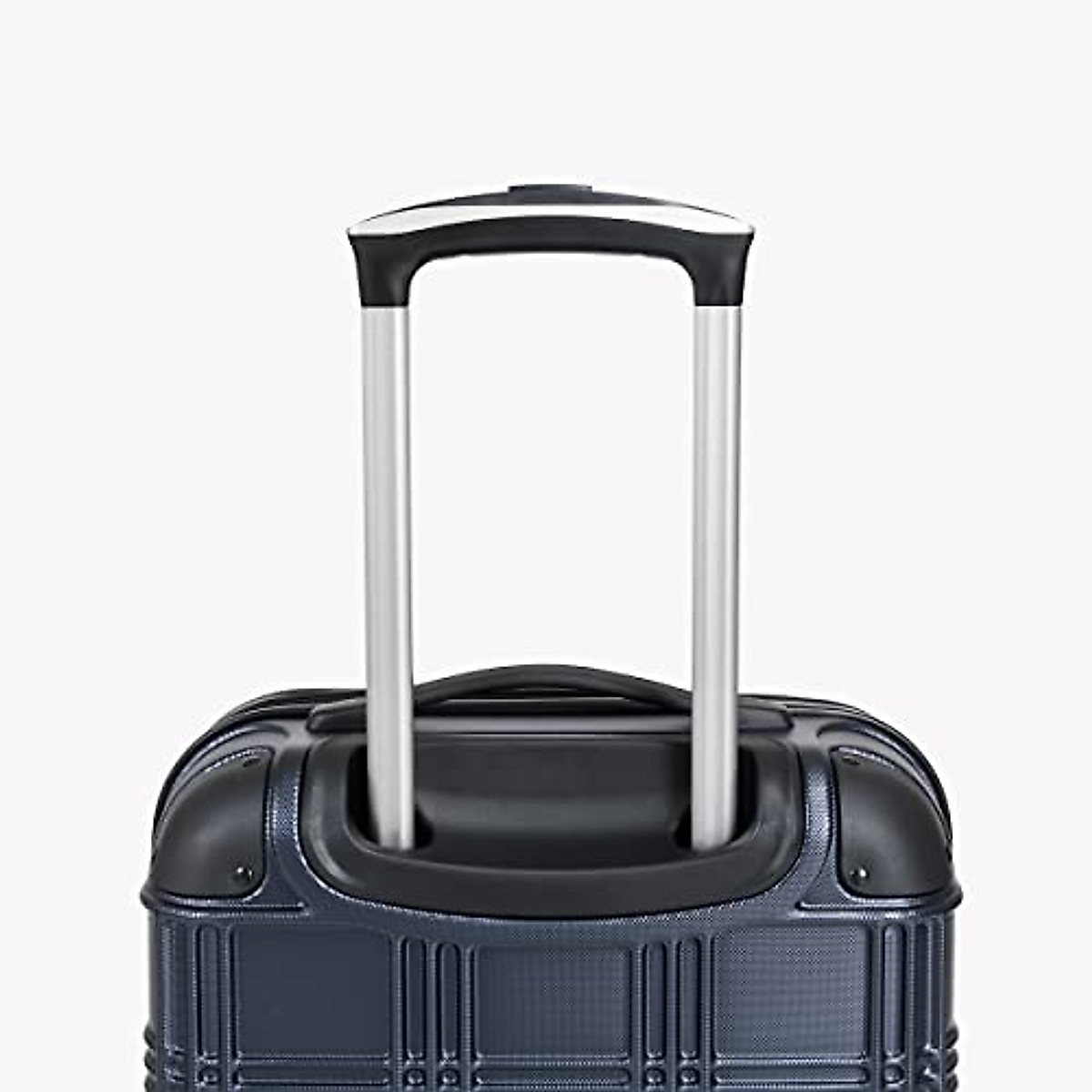 Ben Sherman Nottingham Lightweight Hardside 4-Wheel Spinner Travel Luggage, Naval, 28-Inch Checked