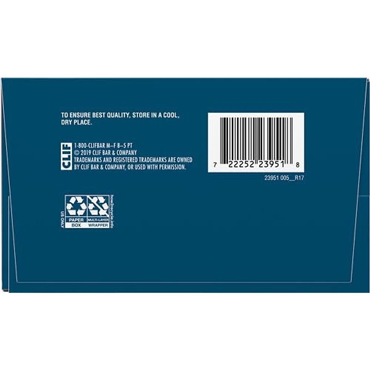 CLIF Builders - Chocolate Peanut Butter Flavor - Protein Bars - Gluten-Free - Non-GMO - Low Glycemic - 20g Protein - 2.4 oz. (12 Pack)