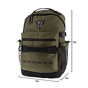Ford Bronco Ripstop Smart Backpack, Green