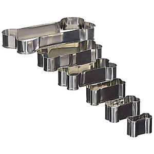 K9Cakery 6 Bone Shaped Cookie Cutters