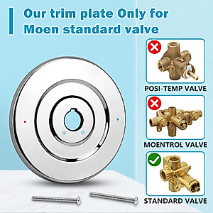 Chateau Collection Escutcheon Replacement for Moen 16090, Fit One-Handle Tub and Shower Faucets