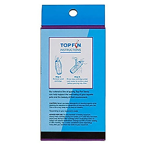 Top Fin 4-in-1 Internal Filter Cartridges IF-M (Medium) Refill for IF40 Internal Filter (2 Count)