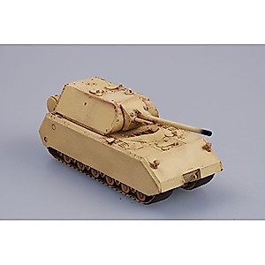 Easy Model German Army Maus War Used Camouflage Military Vehicle Kit