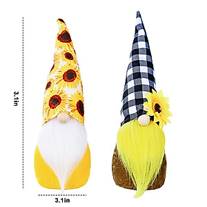 ivolks Sunflower Doll Gnomes Plush Pack of 2-Piece