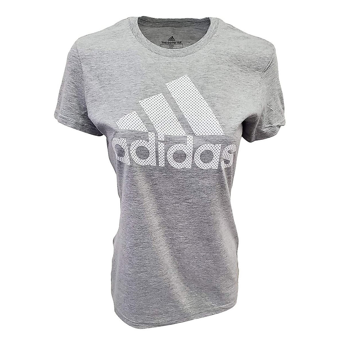 adidas womens Go-To Tee Medium Grey Heather X-Small