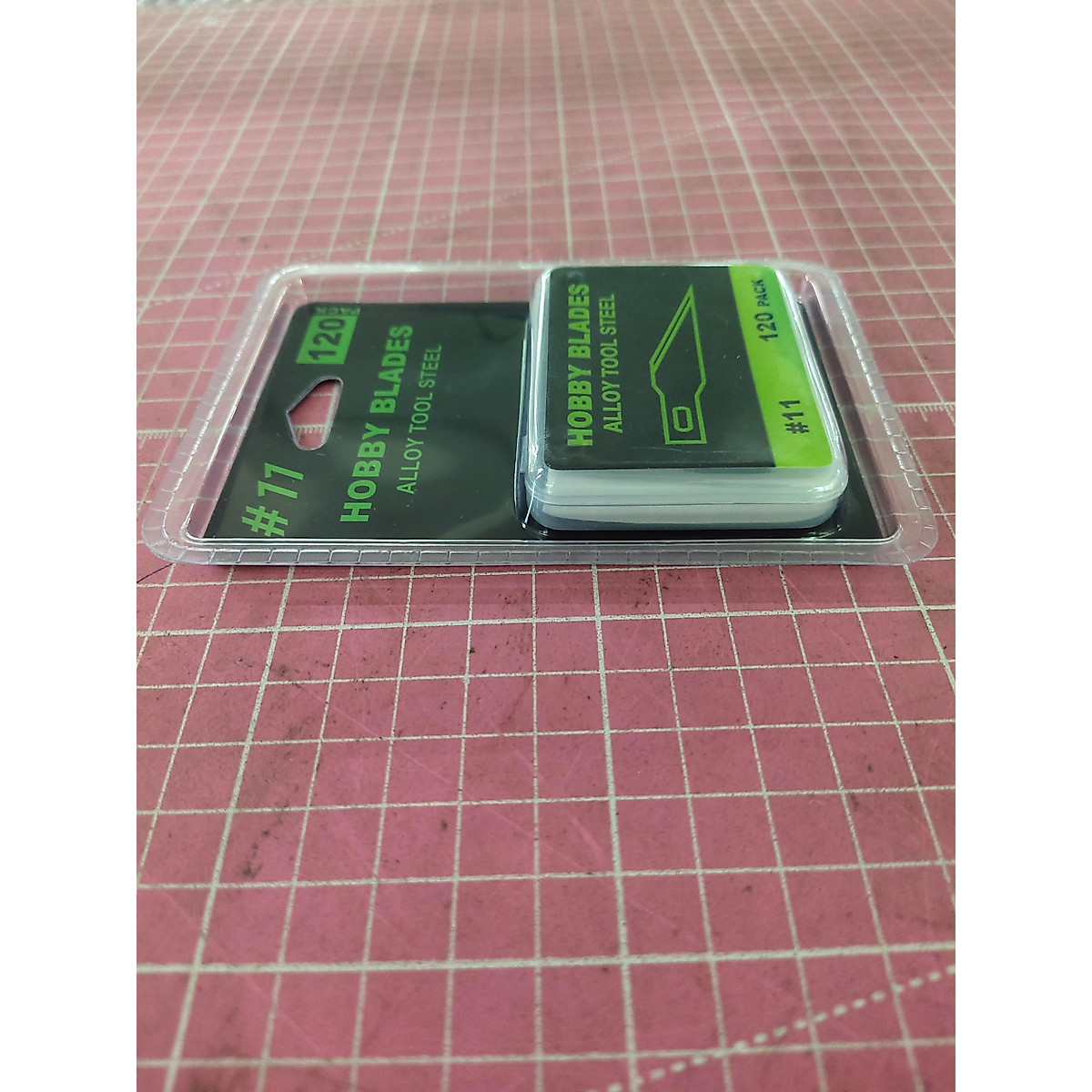 Headley Tools #11 Hobby Knife Blades(Pack of 120),Art Blades Cutting Tool with Storage Case for Craft, Hobby, Scrapbooking, Stencil