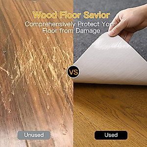 55"x35" Office Desk Chair Mat for Home Office , Upgraded Version - Computer Gaming Rolling Chair Mat, Multi-Purpose Low-Pile Hardwood Floor Protector(Dark Gray)