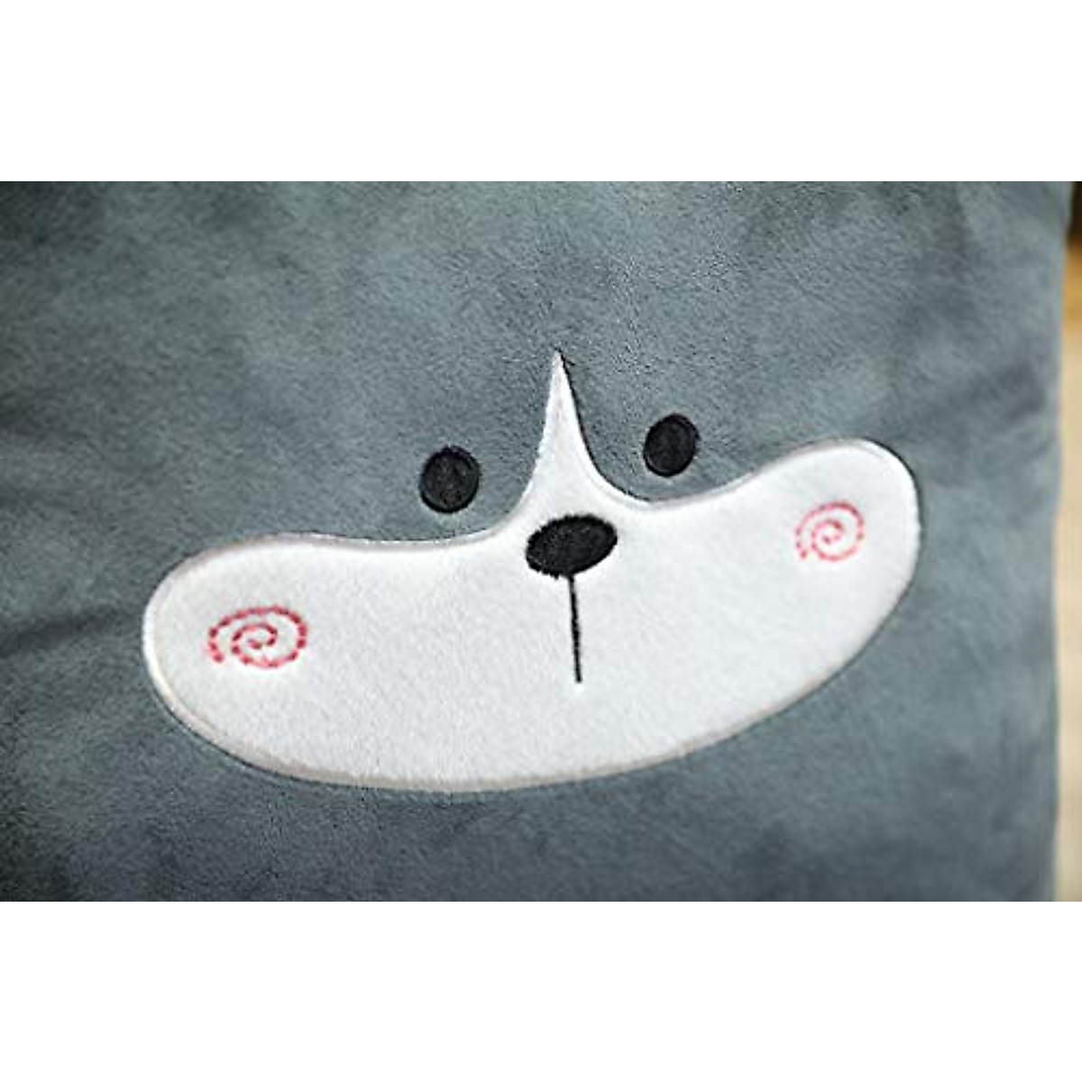 ChezMax Chair Cushion Plush Seat Cushion Back Cushion with Ties, Detachable Thickened Desk Chair Pads, Cartoon Waist Pillow Cushion Decor for Chair Car Office Patio Wheelchair, Cartoon Unicorn