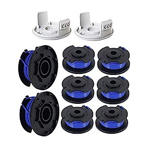LEIMO KPARTS 0.065 String Trimmer Spool Line for Ryobi One+ AC14RL3A , 0.065" Autofeed Replacement Spools for Ryobi 18V, 24V, and 40V Cordless Trimmers (10 Pack)