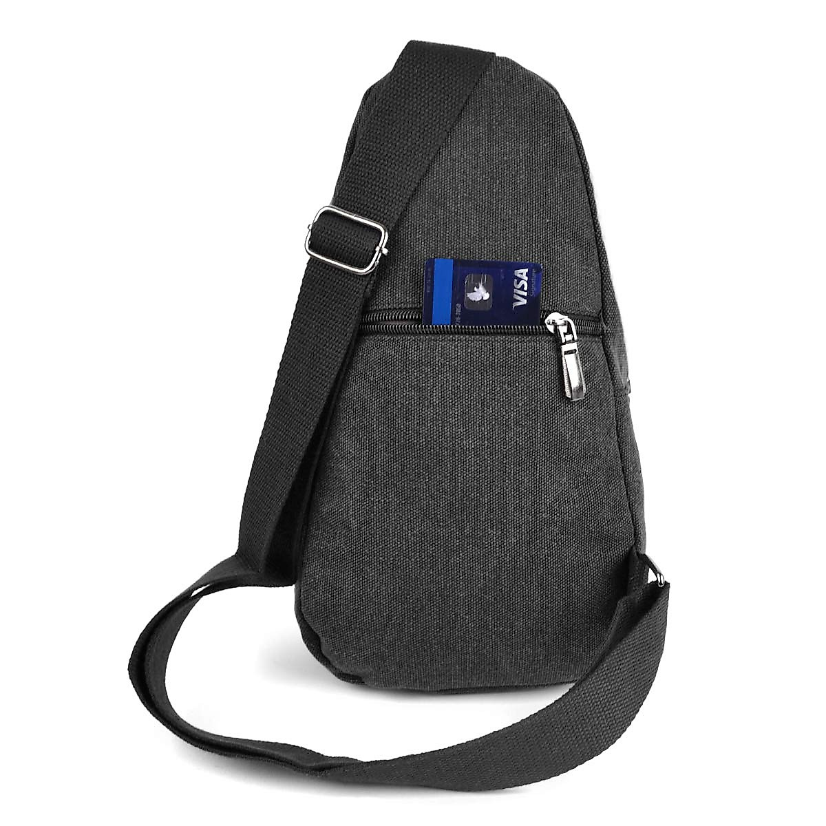 WESTEND Crossbody Canvas Sling Bag Backpack with Adjustable Strap