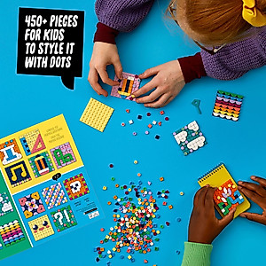 LEGO DOTS Adhesive Patches Mega Pack 41957 Arts and Crafts 5-in-1 Mosaic Making Building Kit, DIY Sticker Patches, Gift Idea for Creative Kids, Make Custom Designs for Notebooks, Phone Cases and More