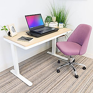 Mount-It! Standing Keyboard Tray, Adjustable Height Keyboard Riser for Desktop, Ergonomic Sit Stand Key Board and Mouse Platform, Ergonomic Lifter for Keyboard and Laptops 23.6 x 11.8 Inch
