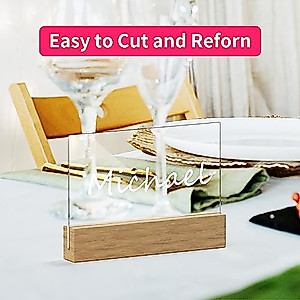 Acrylic Sheets Clear Plexiglass Board 4"x6" 2mm Thick 20 Packs Transparent PET Sheets with Protective Film and Protective Corners for Craft, Sign, Picture Frame Replacement, DIY Display Projects