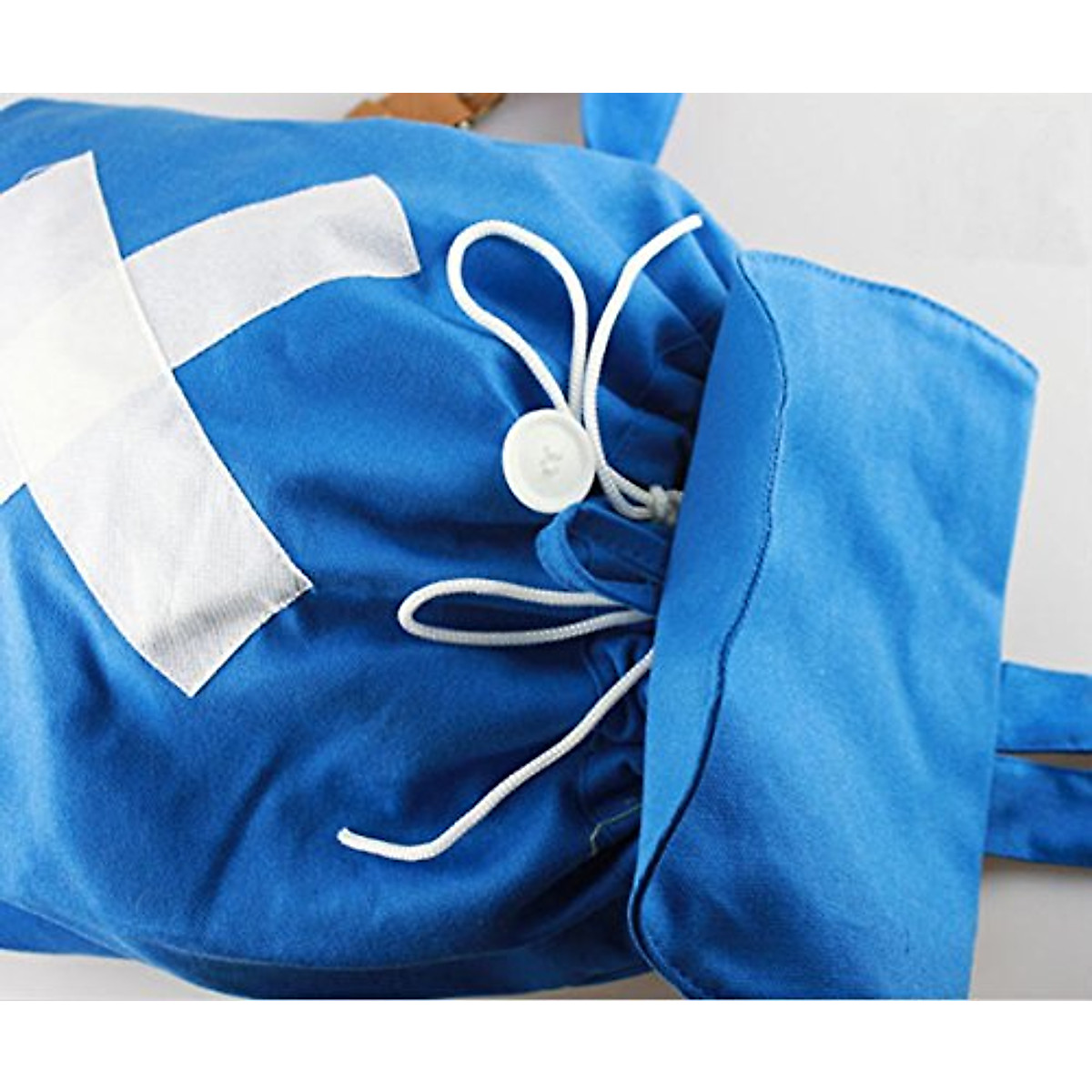 MIUNIKO Unisex Anime Cosplay Tony Chopper Blue Canvas School Backpack One Piece Shoulder Bag