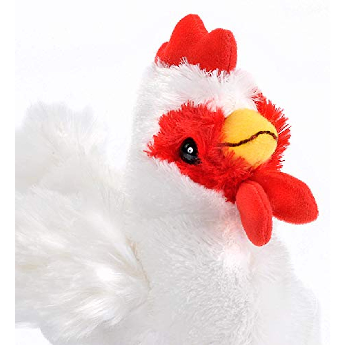 Wild Republic Chicken Plush, Stuffed Animal, Plush Toy, Gifts for Kids, Hug’Ems 7"