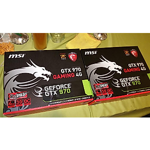 MSI GAMING GeForce GTX 970 4GB OC DirectX 12 VR READY (GTX 970 GAMING 4G)